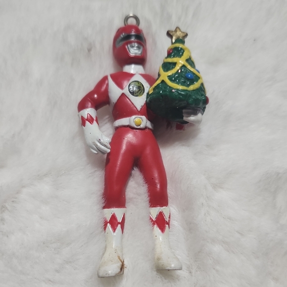1995 RED POWER RANGER CHRISTMAS ORNAMENT | Holiday | Vintage 995 Mighty ...